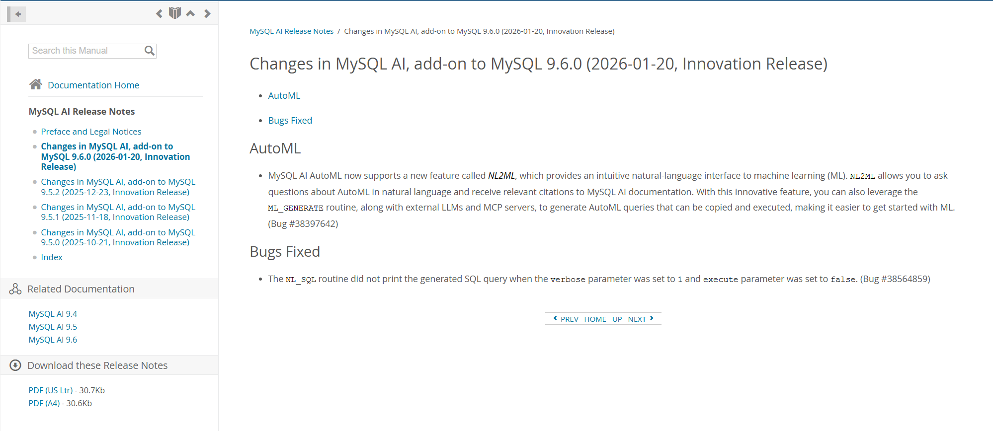 What are the new features in MySQL 9.6? | SQLFlash